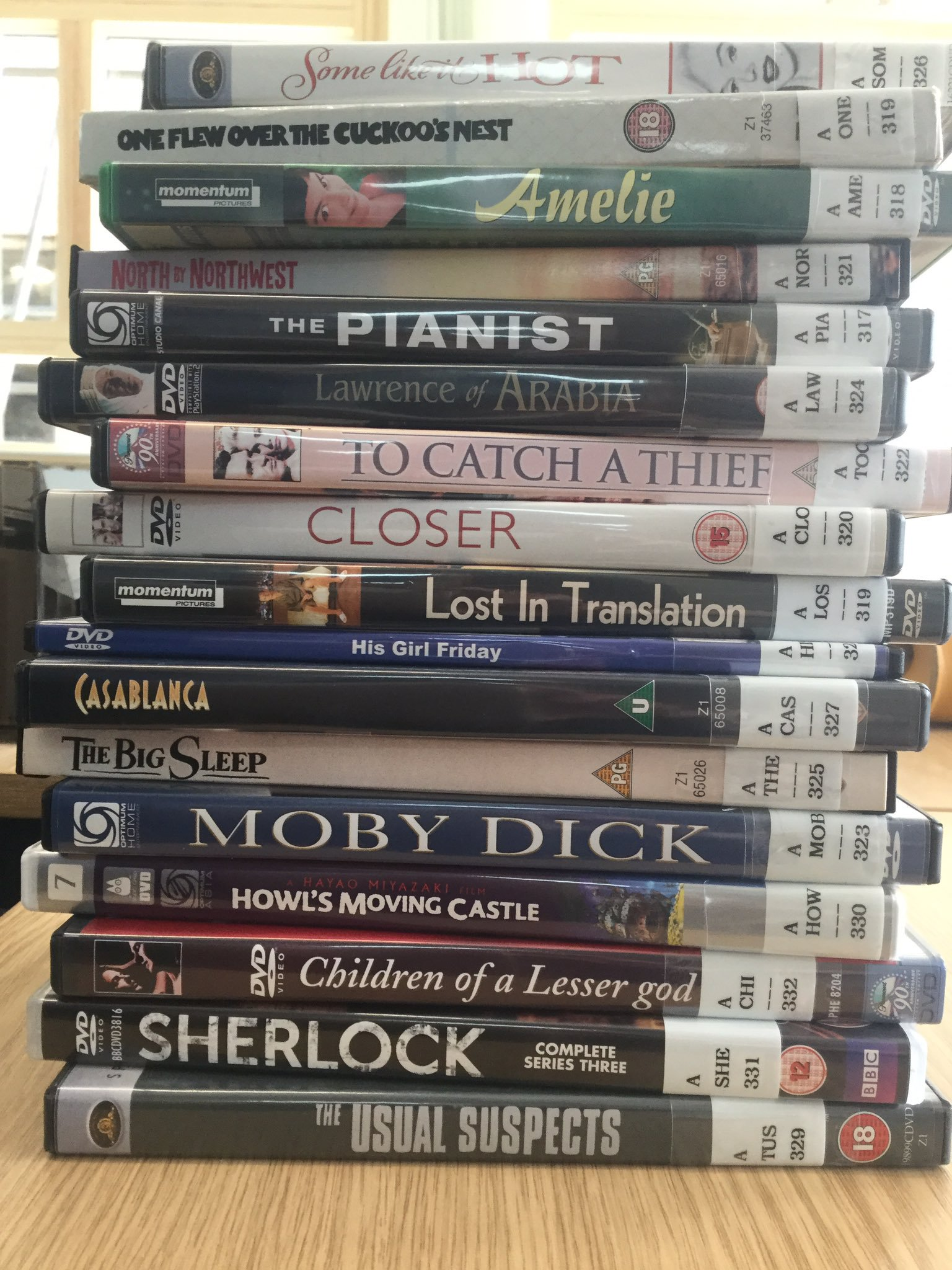 A year in the life of the Medical Library: DVD collection - Medical Library